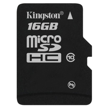 Kingston High Capacity Fast 16GB Micro SD Memory Card LN32904 - SDC10 ...