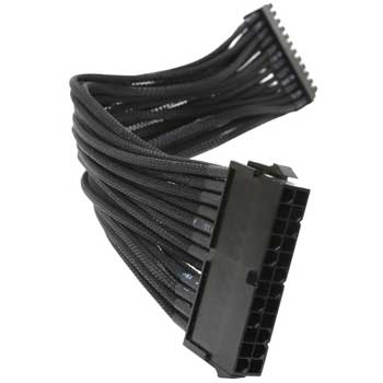 25cm NZXT Black Motherboard Power Extension Cable LN32873 - CB-24P ...