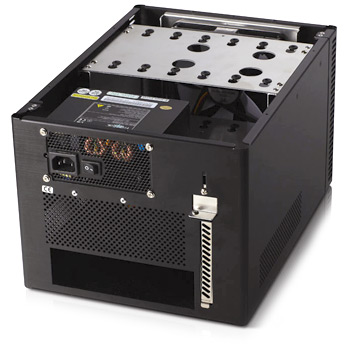 Fractal Design Array R2 Mini-ITX NAS Case, Black, with 300W SFX PSU ...
