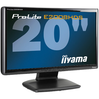 Iiyama 20" LCD Monitor 2ms with DVI/VGA and Speakers LN33861 ...