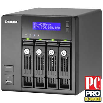 Qnap TS-459 Pro+ 4x Bay NAS with 1.8Ghz CPU,1GB DDR2, 6xGBit Lan, 5xUSB ...