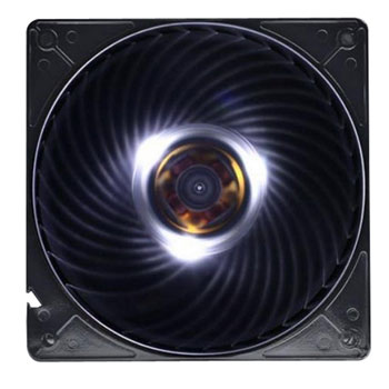 SilverStone Air Penetrator 120mm Fan White with LED for Case or CPU ...