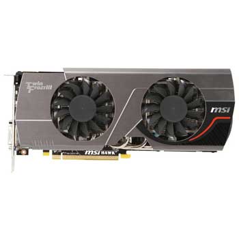 MSI HD 6870 HAWK AMD Radeon Graphics Card with Twin Frozr III fan - 1GB ...