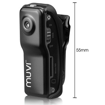 Veho Muvi Pro Micro Wearable DV Camcorder with 4GB Card 2Mpix Clip On ...