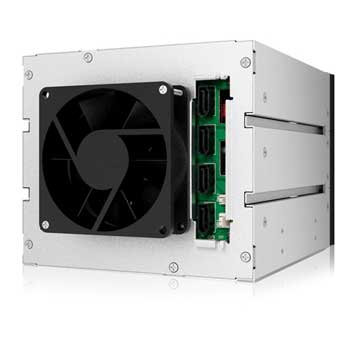 SATA III 4 Port Internal Raid Backplane 4x3.5" SATA hard into 3x5.25 ...