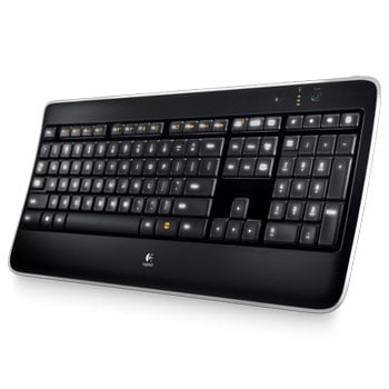 Logitech K800 Wireless Illuminated Keyboard LN40662 - 920-002382 | SCAN UK