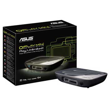 ASUS OPlay MINI HD Media Player LN40847 - 90-YTM66120-EA11MZ | SCAN UK