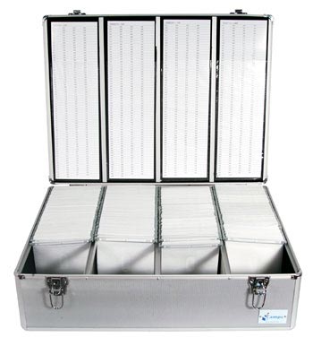 CD/DVD Carry Cases (Dj Style) x800 Disc Capacity Pro Quality Aluminum ...