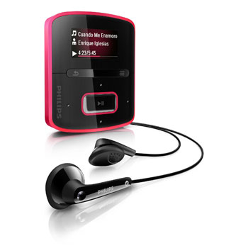 SA3RGA04PN/02 4GB Philips RaGa Pink MP3 Player LN43030 | SCAN UK