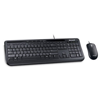 Microsoft Wired Desktop 600 Keyboard & Mouse Black LN43295 - APB-00006 ...