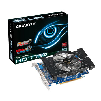 Gigabyte Radeon HD 7750 AMD Graphics Card - 1GB LN43579 - GV-R775OC-1GI ...