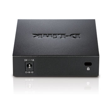 D-Link 5 Port 10/100 Metal Mini Switch LN43635 - DES-105/B | SCAN UK