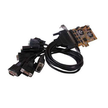 PCI-e 8 Port Serial Card - MRI-PCIe8S via single Slot with 8 x Fan out ...