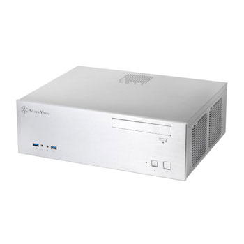Silverstone Grandia Micro-ATX Case HTPC / SFF Silver LN45328 - SST ...