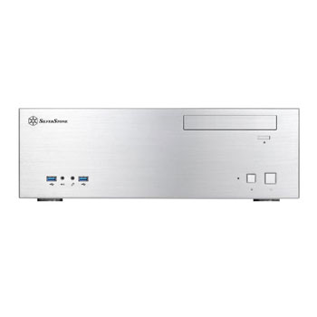Silverstone Grandia Micro-ATX Case HTPC / SFF Silver LN45328 - SST ...