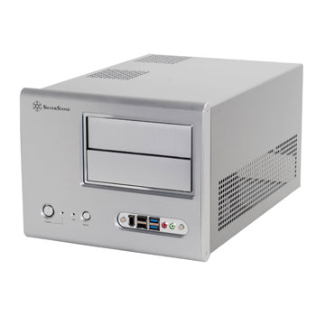 Silverstone Sugo SG01S-F Cube Case - Silver LN45337 - SST-SG01S-F USB 3 ...
