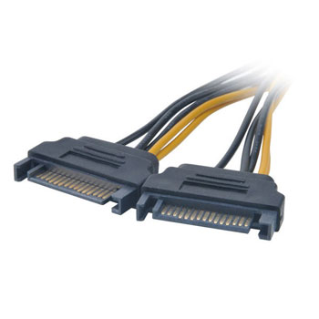 Akasa 15cm SATA to PCIe Cable Adapter LN45773 - AK-CBPW13-15 | SCAN UK