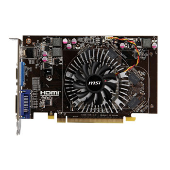 MSI HD 6570 AMD Radeon Graphics Card - 2GB LN46093 - R6570-MD2GD3 | SCAN UK