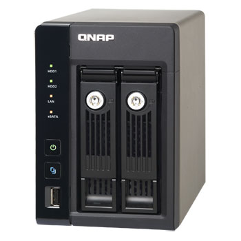 Qnap 2 bay NAS box with USB 3.0 and Atom 2.13GHz Dual-core 1GB Ram ...