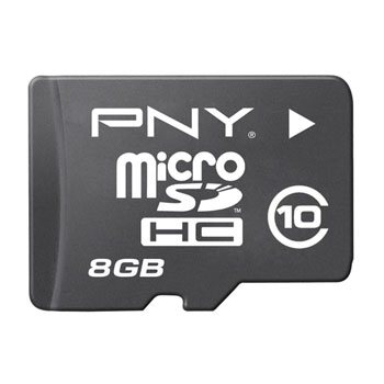 PNY 8GB Micro Secure Digital High Capcity (SDHC) Memory Card ...