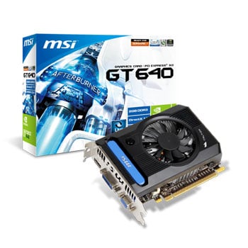 MSI NVIDIA GT 640 V2 Graphics Card - 2GB LN46400 - N640GT-MD2GD3 V2 ...