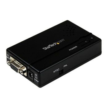 StarTech VGA to Composite (RGB) or S-Video Convertor LN47359 - VGA2VID ...