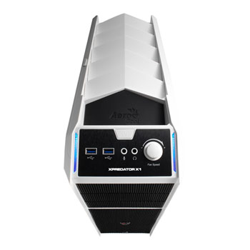 Aerocool X-Predator X1 White Gaming Case LN48542 - EN57080 | SCAN UK