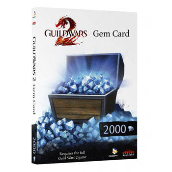 Gem Card 2000 in game GEMs for use with Guildwars 2 LN47695 - NCS026 ...