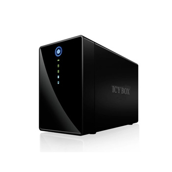 Icy Box IB-NAS5520 Dual Bay Hybrid Enclosure useable as (DAS) or (NAS ...