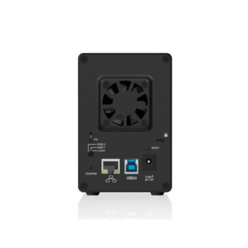 Icy Box IB-NAS5520 Dual Bay Hybrid Enclosure useable as (DAS) or (NAS ...