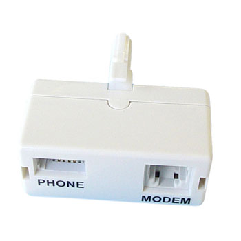 Dynamode ADSL Microfilter / Splitter - 1x RJ11, 1x BT LN47846 - M-ADSL ...