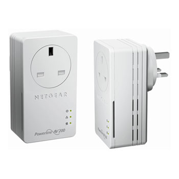 Netgear Powerline Homeplug Kit 200mbps Twin Pack XAVB1601 LN47982 ...