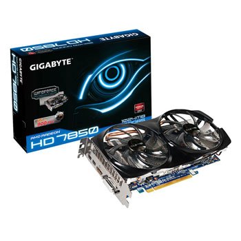 Gigabyte Radeon HD 7850 OC Windforce 2X AMD Graphics Card - 1GB LN47363 ...