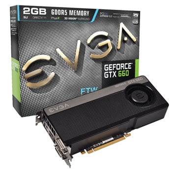 EVGA GeForce GTX 660 FTW NVIDIA Graphics Card - 2GB LN48834 - 02G-P4 ...
