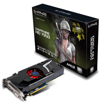 Sapphire Radeon HD 7950 with Boost AMD Graphics Card - 3GB + 3 Free ...