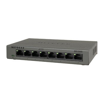 Netgear 8 port Gigabit Desktop/Wallmount Switch 300 series Metal Casing ...