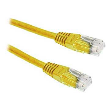Xclio CAT5e 1M Snagless Moulded Gigabit Ethernet Cable RJ45 Yellow ...