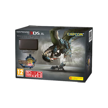 Nintendo Handheld Console 3DS Monster Hunter edition Black XL LN50675 ...