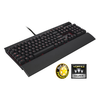 Corsair Vengeance K70 Mechanical Gaming Keyboard Black Cherry MX Red ...