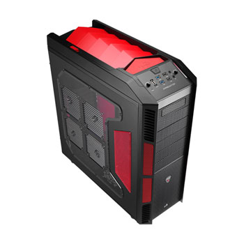 Aerocool X-Predator Devil Red USB 3.0 Full Tower Gaming Case w/o PSU ...