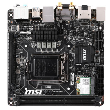 MSI H87I Socket 1150 H55 Mini-ITX Motherboard LN52181 | SCAN UK
