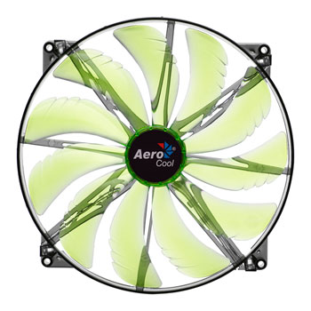 Aerocool Silent Master 20cm Quad Green LED Case Fan LN52495 - EN55710 ...