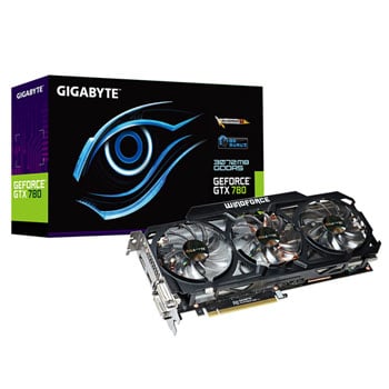 Gigabyte GV-N780OC-3GD V2 GTX 780 Windforce 3X Overclocked Graphics ...