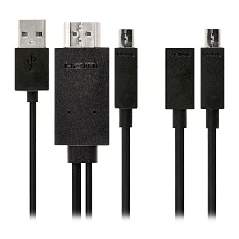 LMS DATA HDMI to MHL Cable set for Smartphones/Tablets LN52660 - USB ...