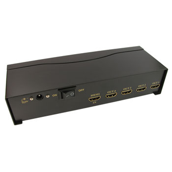 Newlink 4 Pprt HDMI Splitter 3D 1080P LN53390 - NLHDSP204-3D | SCAN UK