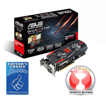 ASUS Radeon R9 270X DirectCU II TOP AMD Graphics Card - 2GB LN53847 ...