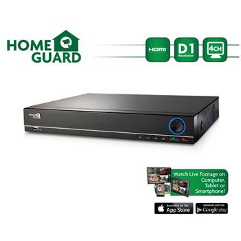 Storage Option HomeGuard HG4DVR1T 1TB 4 Channel CCTV DVR LN53915 | SCAN UK