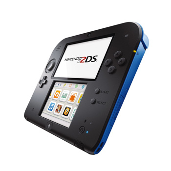 Nintendo 2DS Console in Black/Blue LN54263 - NIN1083 | SCAN UK