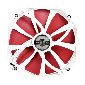 Phanteks PH-F140HP 140mm White Frame Red Blade PWM Fan LN54300 - PH ...