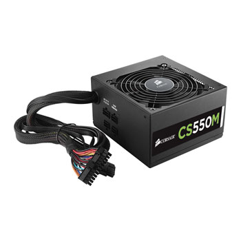 Corsair CS550M 550W Hybrid Modular Power Supply LN54397 - CP-9020076-UK ...